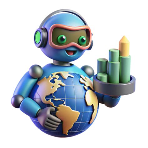 Extraordinary Vintage Global Ai Analytics Robot Data Visualization