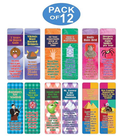 Creanoso Myths And Facts Bookmarks Series 3 ÃƒÂ¢Ã¢â€šÂ¬Ã¢â‚¬Å“ Six Ass