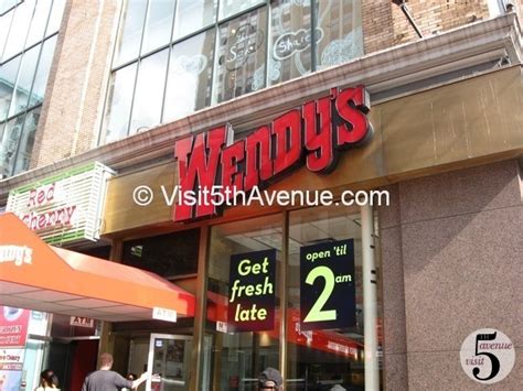 Wendys 5th Avenue New York Restaurant