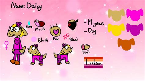 Daisy Ref Sheet By Lizzythewolfie36aj On Newgrounds