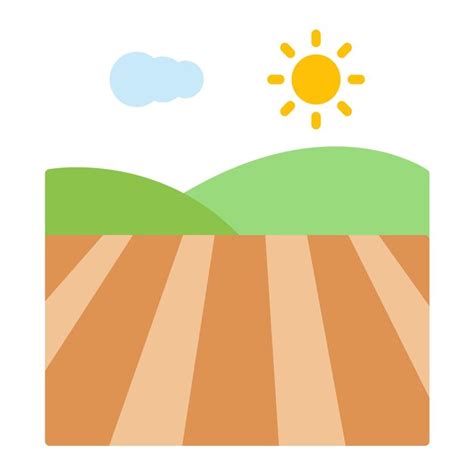 Premium Vector Field Vector Illustration Style