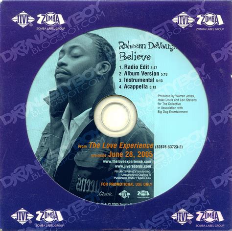 Promo Import Retail Cd Singles And Albums Raheem Devaughn Believe