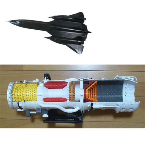 3D Printable Turbo Ramjet Engine Mach 3 Jet Engine Only By Motoo
