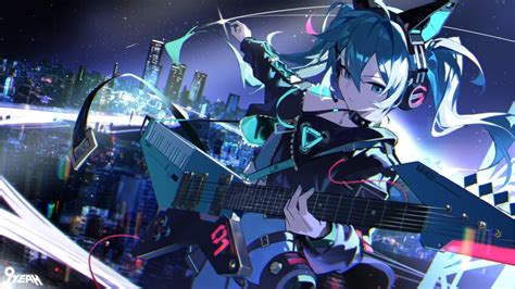 Jiu Ye Sang Hatsune Miku Vocaloid Commentary Highres Symbol Only