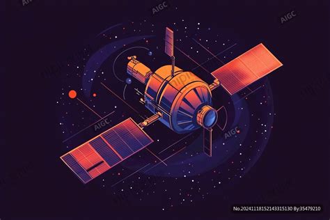 Ai创作图航天日插画 科技航天 卫星定位科技 飞船插画 科技卫星 天宫飞船 航天素材 航天成就 卫星儿童插画 航天科技 科技扁平插画 航天宣传 宇宙科技kv 宇宙飞船设计 嫦娥飞船nipic