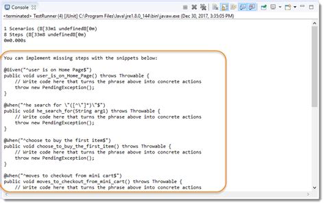 how to convert selenium test into cucumber bdd style test