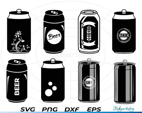 Beer Can Svg Soda Can Svg Aluminum Can Svg Clipart Cut Files For