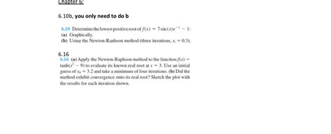 Solved Chapter 6 6 10b ﻿you Only Need To Do B6 10