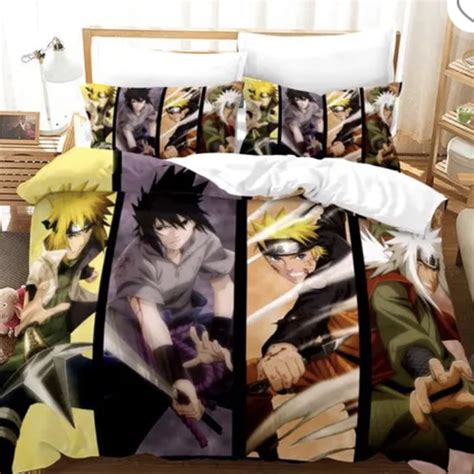 Buy New 3d Naruto Anime Bed Bedding Set Twin Full Queen King Size