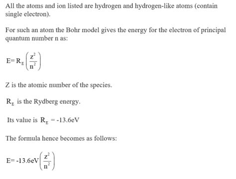 calculate the energy in kj mol required to remove the electron in the