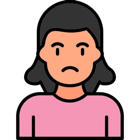 Sad Generic Outline Color Icon