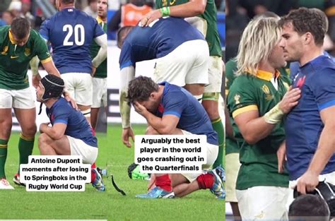 It Never Gets Any Easier Springboks Stars Comfort France Captain Antoine Dupont [video]