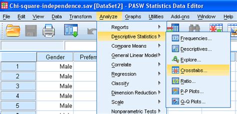 Chi Square Test For Association Using Spss Statistics Procedure Assumptions And Reporting The
