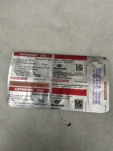 Cefakind 250 250mg At Best Price In Agra Id 21782766648
