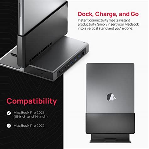 Brydge ProDock Thunderbolt Docking Station For MacBook Thunderbolt Docking Station Vertical