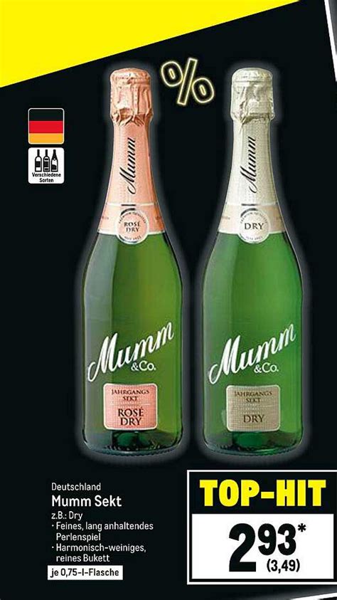 Mumm Sekt Angebot Bei Metro 1prospektede