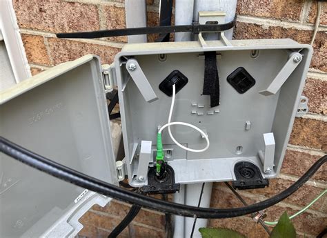 Trying To Start Our Fios Fairly Sure This Is Where The Ont Is Supposed