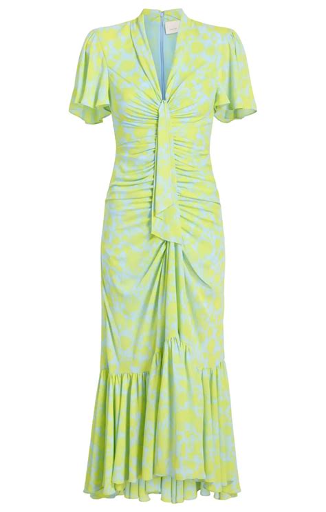 Cinq à Sept Graphic Floral Peeta Dress Cara Woman