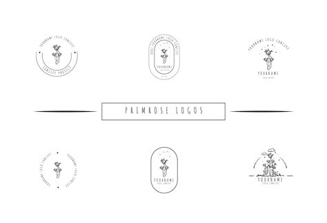 Line Art Minimalist Flower Logo Pack 24120926 Vector Art At Vecteezy
