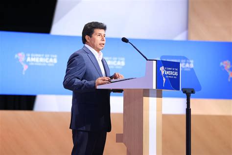 Pedro Castillo Propuso En Estados Unidos Un Programa Regional De