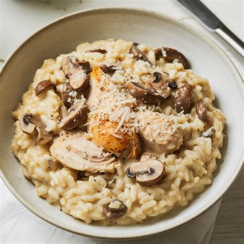 Creamy Chicken And Mushroom Risotto Easy And Flavorful