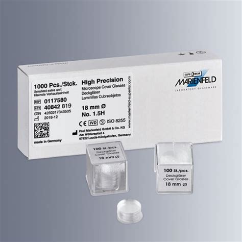 Marienfeld Superior™ Precision Cover Glass