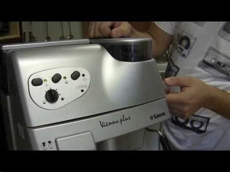 SCG Tech Tip Saeco Vienna Plus Alarms Errors YouTube Vienna Tech Seattle Coffee