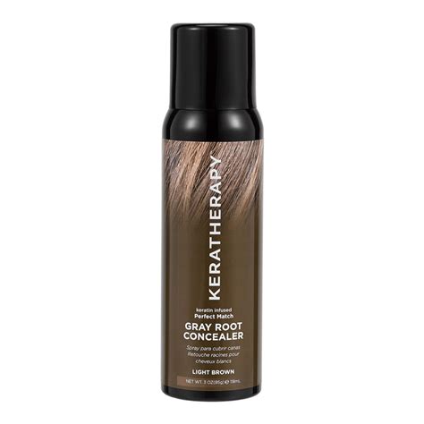 Kshe Keratherapy Grey Root Concealer Light Brown 118ml