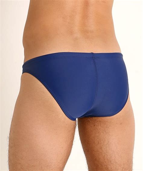 Lasc St Tropez Low Rise Swim Brief Navy Bf309mat 410 Free Shipping