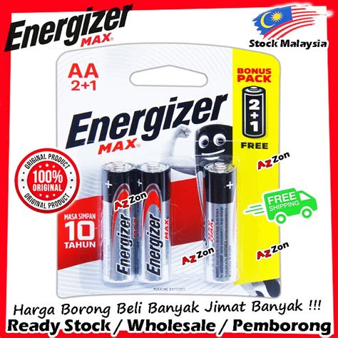 Energizer Max Battery E BP AA Value Pack Card Buy Get Free