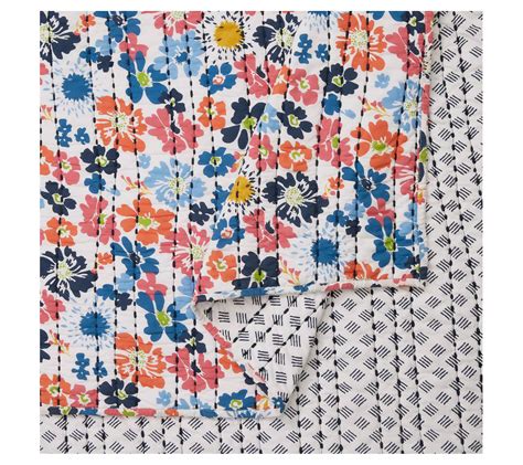 Modern Heirloom Blossom 3pc King Cotton Quilt Set