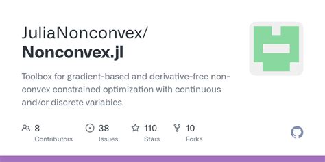 Github Julianonconvexnonconvexjl Toolbox For Gradient Based And Derivative Free Non Convex