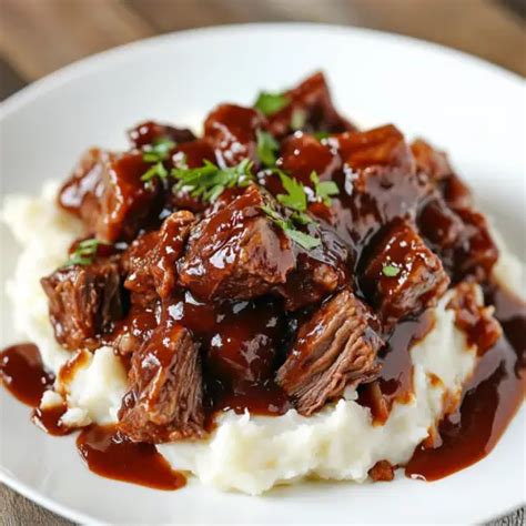 Crockpot Bbq Beef Tips Tender Saucy And Irresistible