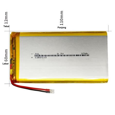 V Mah Rechargeable Lipo Li Po Battery Mp Car Gps Diy Shopee Malaysia