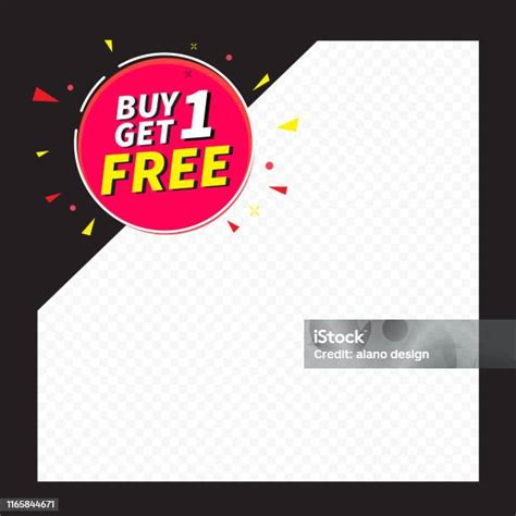 하나를 구입 하면 무료 판매 배너 빈 템플릿입니다 벡터 일러스트레이션 가격에 대한 스톡 벡터 아트 및 기타 이미지 가격 개념 개성 개념 Istock