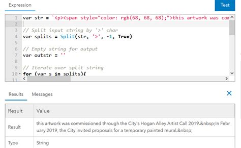 Solved Remove Text Between Brackets With Arcade Esri Community