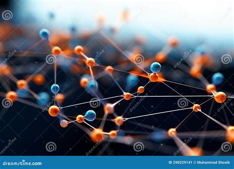 Intricate Gene Structure With Lines And Nodes Beautifully Rendered In