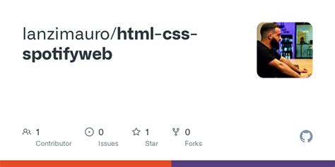 Github Lanzimauro Html Css Spotifyweb