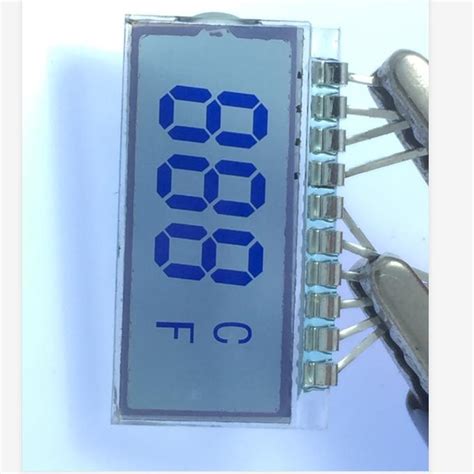 Customized Display Panel 7 Segment Backlight Monochrome Stn Lcd For