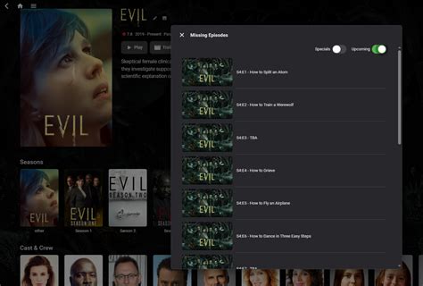 Rfe Missing Episodes Tba Feature Requests Emby Community