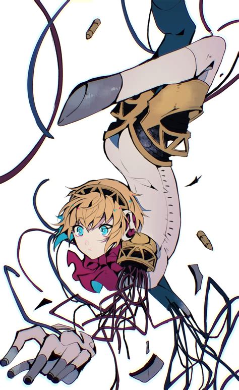 Safebooru 1girl Absurdres Aegis Persona Android Blonde Hair Blue