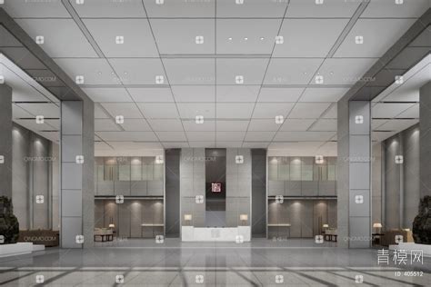 【大厅3d模型】 现代vr有灯光有贴图max2016大厅3d模型下载 Id405512 免费3dmax模型库 青模3d模型网