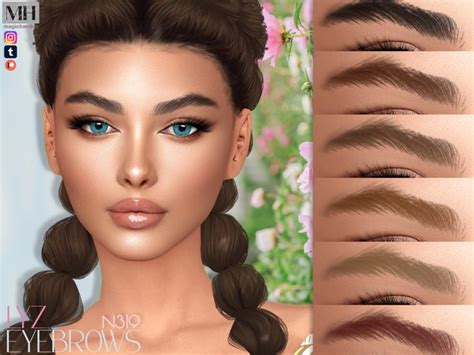 The Sims Resource Lyz Eyebrows N319
