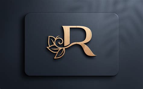 Harf R Monogram Güzellik Logo Tasarımı TemplateMonster