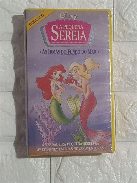 Fita Vhs Pequena Sereia Filme e Série Vhs Usado enjoei