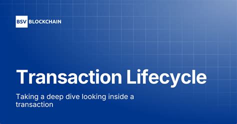 Transaction Lifecycle Bitcoin Protocol Documentation