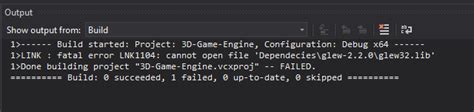 C Visual Studio Linker Is Using Oldwrong Filepath To Link Lib
