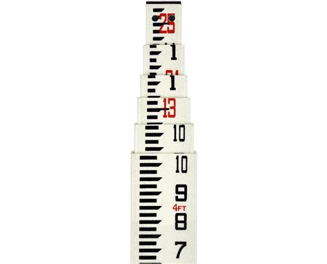 Tiger Supplies Fiberglass Rectangular Leveling Rod 711 21 Ts