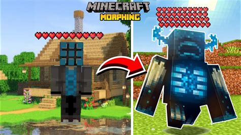 Minecraft But I Can Morph Into Any Mob [part 1] Youtube