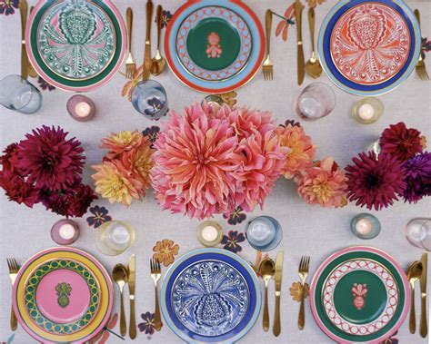 How To Set A Maximalist Table With Rosanna Falconer The World Of La